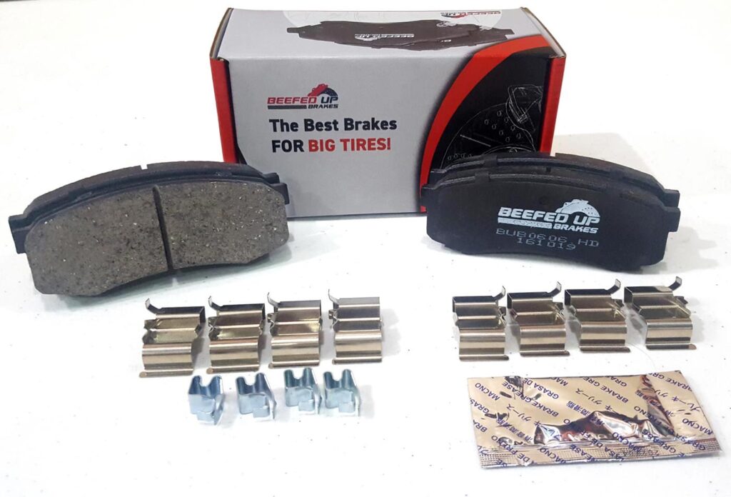 2007-2014 Toyota FJ Cruiser Heavy Duty Rear Ceramic Brake Pads - Beefed ...